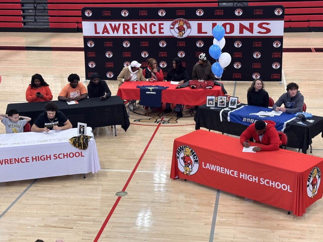 Five LHS football players signed college letters on National Signing ...